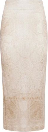 Pierre-Louis Mascia Femme, Jupes, Beige, Taille: 36 FR Jupe crayon Febo
