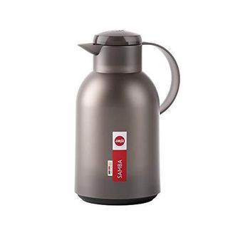 Emsa Emsa N4012200 Samba Verseuse isotherme avec fermeture Quick Press Translucide/Taupe 1,5 l 12 h et 24 h
