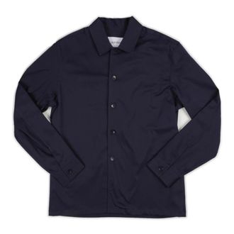 Calvin Klein Stretch Sateen Tailoring Hemd - - Shirts - Herren - Blau - S