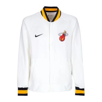 Nike Miami Heat Leichtes Sweatshirt-Jacke - - Sport - Herren - Wei&szlig; - XL