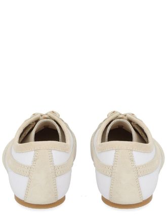 Dries Van Noten Suede & Leather Sneakers - White