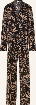 Mey Mey Schlafanzug Serie Vivid Bloom schwarz