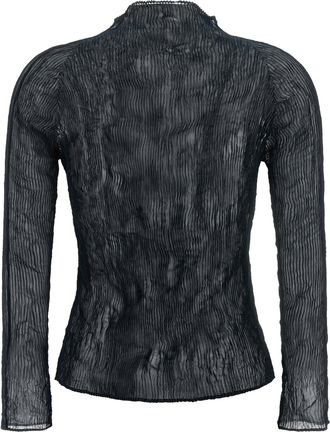 Issey Miyake Chiffon Twist 1 Sweater - Black