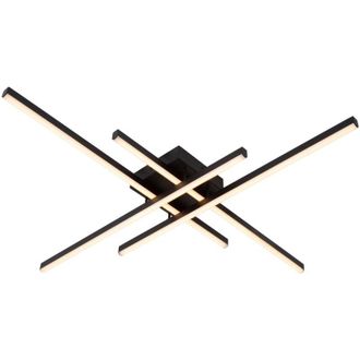 Lucide Lucide - novak Plafonnier led Dim. cct 1x42W 2700K/4000K Noir