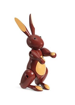 Kay Bojesen Kaninchen Figuren 16 cm Holzfiguren Weihnachtsdekoration, rot