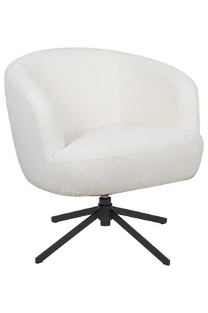 Cantus Sessel, Wei&szlig;, Metall, Textil, 74x74x72 cm, Wohnzimmer, Sessel, Polstersessel