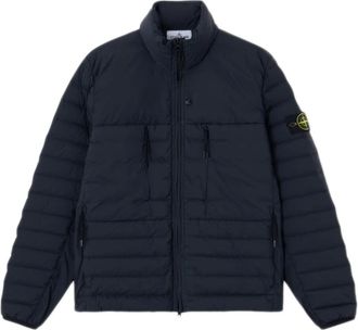 Stone Island Homme, Vestes, Bleu, Taille: XL Doudoune &agrave; Capuche Down-TC