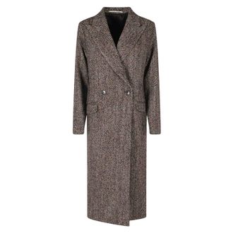 Tagliatore Double-Breasted Coats - - Coats - Damen - Braun - M