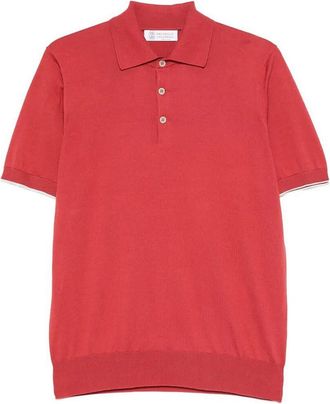 Brunello Cucinelli Polo - Rouge