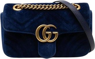 Gucci Sac bandouli&egrave;re Pre-owned - Femme - Pre-owned - Bleu - Taille: ONE Size