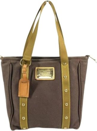Louis Vuitton unisex, Pre-owned, Brun, Taille: ONE Size Sac cabas d&eacute;paule en toile Pre-owned