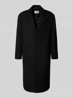 Selected Relaxed Fit Wollmantel mit Reverskragen Modell MILOS