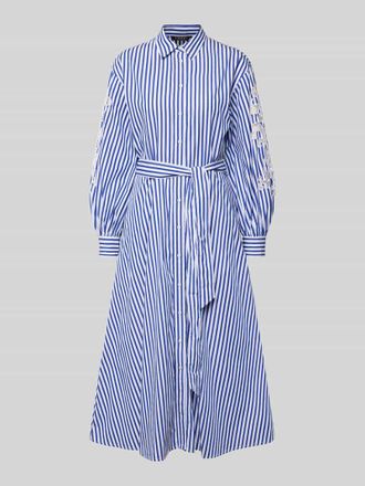 Lauren Ralph Lauren Tailliertes Blusenkleid aus reiner Baumwolle Modell LUVRETTE