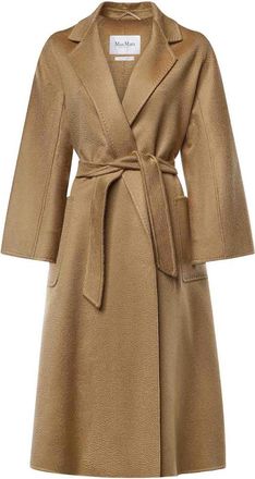 Max Mara Knielanger Mantel - Camel