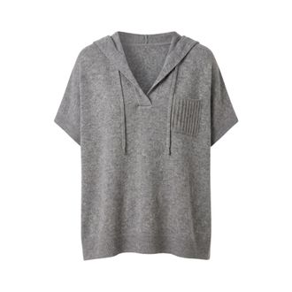 PESERICO Pullover aus Schurwolle- Seide und Kaschmir - - Sweatshirts & Hoodies - Damen - Grau - L