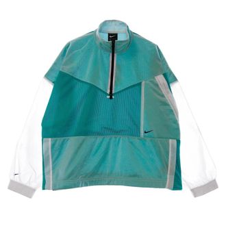 Nike Mesh Tech Pack Trainingsjacke Gr&uuml;n/Wei&szlig;/Schwarz - - Sport - Damen - Gr&uuml;n - L