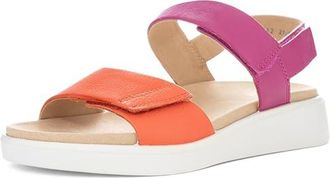 Ara Femme Madeira Sandale, Orange/Rose, 39 EU Large