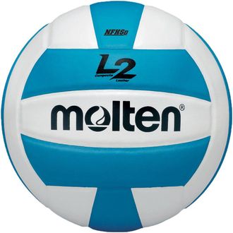Molten Premium Competition L2 Volleyball, NFHS zugelassen, Unisex, Aqua/White