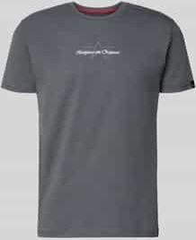 Alpha Industries T-Shirt mit Label-Detail