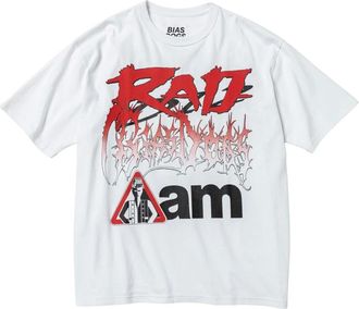 Beams Plus Homme, Tops, Blanc, Taille: S T-Shirt Avec Illustration De Bias Dogs