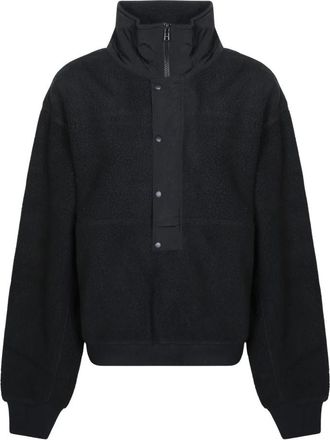 Entire studios System Half Zip Fleece - - Sport - Damen - Schwarzk - S