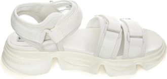 Steve Madden Femme, Chaussures, Blanc, Taille: 41 EU Sandales Plates