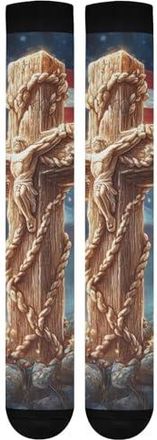 Generic Chaussettes De Contention Faucon Oiseau Sauvage Amérique Chaussettes De Sport Homme Confortables Durable Élastique Bonneterie, Pour Gym, Trekking, Lét