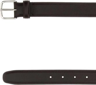 The Row Mens Classic Belt Darkbrownans Cinture
