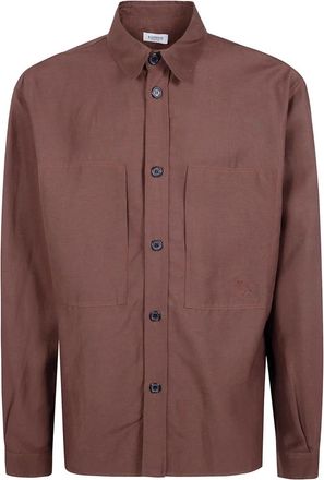 Laneus Homme, Chemises, Brun, Taille: M Overshirt Cancun
