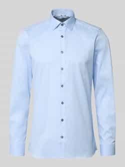 Olymp Level 5 Regular Fit Businesshemd aus Baumwolle-Mix mit Kentkragen