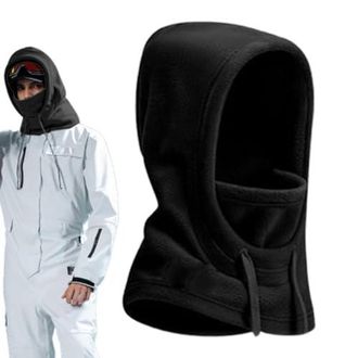 Generic Couvre-visage pour lhiver, capuche isolante, couvre-visage thermique - pour lhiver, ski, moto, escalade, trajet, snowboard, cyclisme, randonn&eacute;e en ple