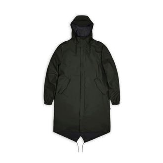 Rains Parka Jacke - - Coats - Herren - Gr&uuml;n - XS
