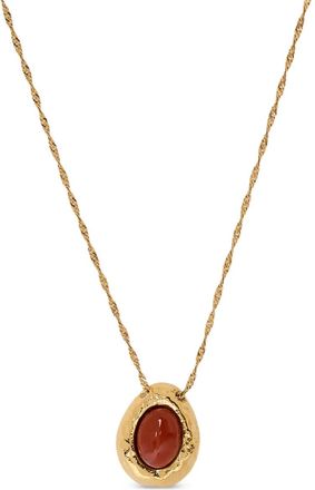 Anni Lu collier &agrave; pendentif pierre - Or