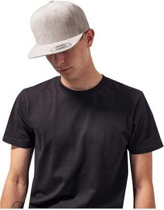 Flexfit Casquette Classic Snapback Taille Unique Gris Clair, Heather/Heather