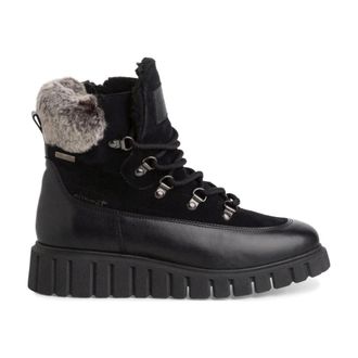 Tamaris Schwarze Schn&uuml;rstiefeletten - - Shoes - Damen - Schwarzk - 39 EU
