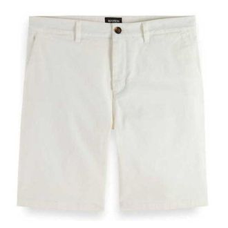 Scotch & Soda Short Stuart Fitted pour Homme, Blanc cass&eacute;., 33W