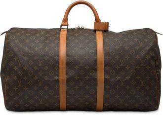 Louis Vuitton Weekender - Monogram Keepall 60 - Gr. unisize - in Braun - f&uuml;r Damen