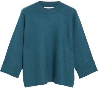 Comma 3/4 Arm-Pullover Strickjacke Poncho-Pullover aus Viskosemix
