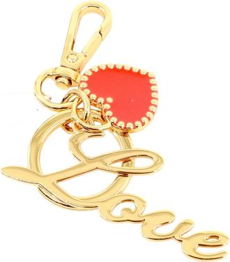 Love Moschino Femme, Accessoires, Jaune, Taille: ONE Size Metal Keyring