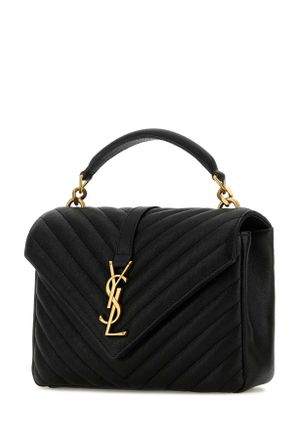 Saint Laurent Womens Black Medium College Handbag 1000 Borse A Mano Bag