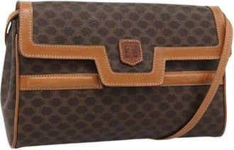 Celine Pre-owned Sac bandouli&egrave;re vintage en toile - Femme - Pre-owned - Brun - Taille: ONE Size