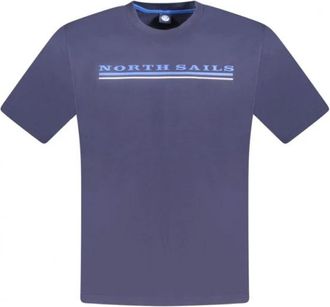 North Sails Homme, Tops, Bleu, Taille: M T-Shirt &agrave; Manches Courtes