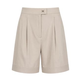Max Mara Damen, Shorts, Beige, LGr&ouml;&szlig;e