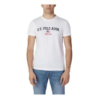 U.S.Polo Association Herren Print T-Shirt - - Tops - Herren - Wei&szlig; - 2XL