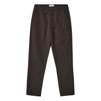 Universal Works Chino militaire en micro-toile - Homme - Pantalons - Brun - Taille: W34