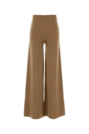 Max Mara Womens Camel Wool Blend Judy Pant Cammello Exterior: Cashmere Pantaloni Trousers