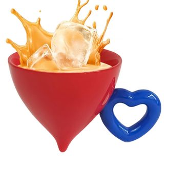 Generic &Auml;sthetischer Design-Becher - Wiederverwendbare Becher Mit Herzgriff,Niedliche Tee- Und Kaffeetasse,F&uuml;r Frauen M&auml;dchen Weihnachten Geburtstag Valentins