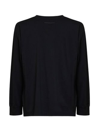 Maison Margiela Mens T-Shirt Numeric Black Cotton Knitwear Sweater