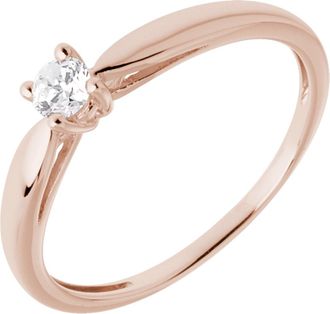 Edenly Zarter Solitär in Roségold