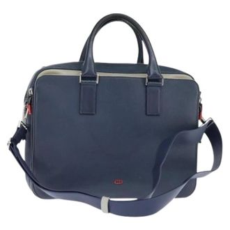 Dior Pre-owned Vintage Business Bag - - Pre-owned - Damen - Blau - ONE SIZE